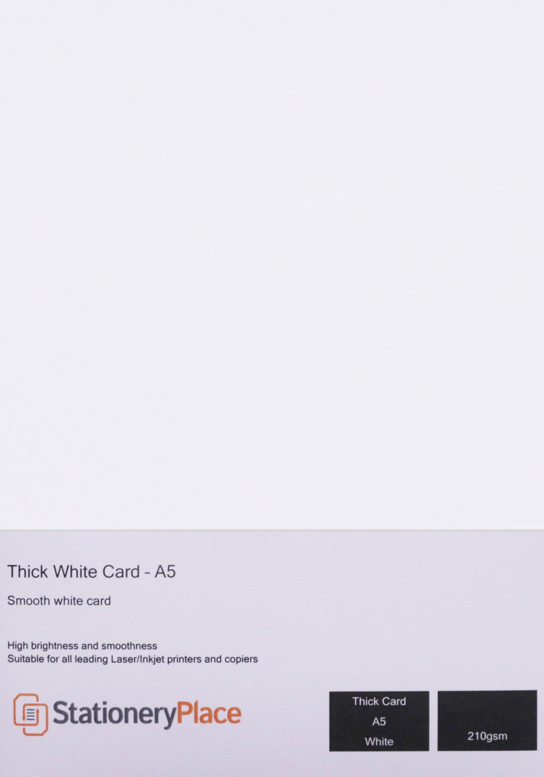 Premium Quality Thin and Thick A4 & A5 White Card 160gsm, 210gsm, 300g